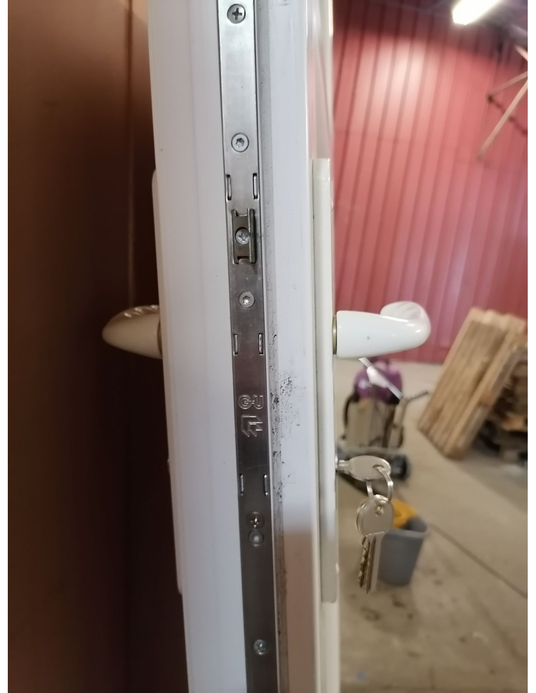 80x232 Porte vitrée PVC - Patxa'ma