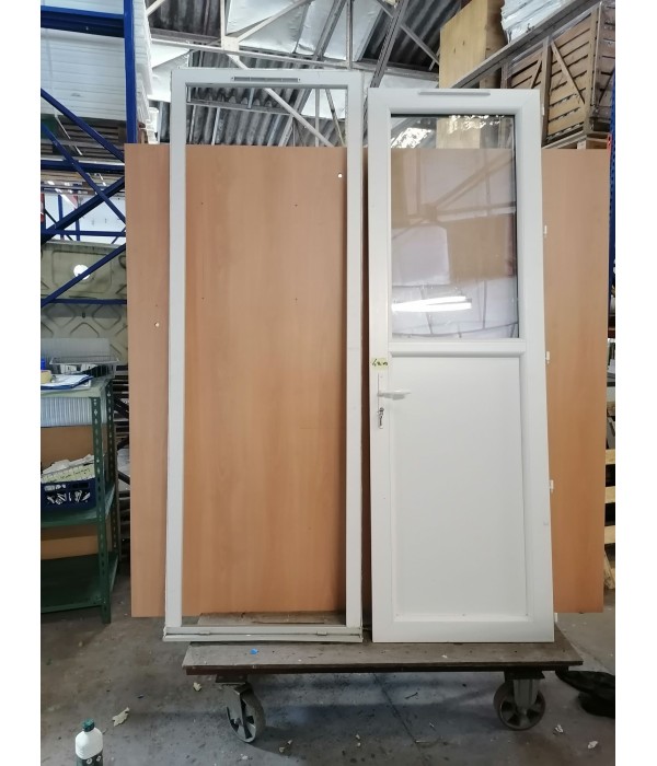 80x232 Porte vitrée PVC - Patxa'ma